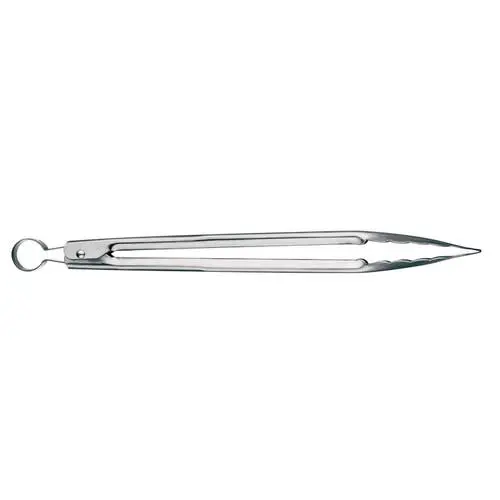 CUISIPRO 9.5 Inch Stainless Steel Locking Tongs