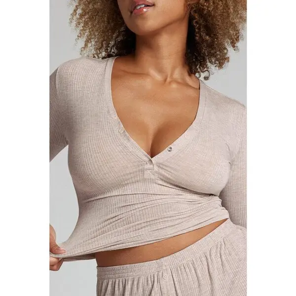 NEGATIVE UNDERWEAR Whipped Henley - Sand