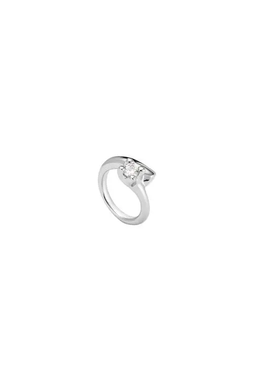 UNODE50 Cubic Zirconia Ring - Silver