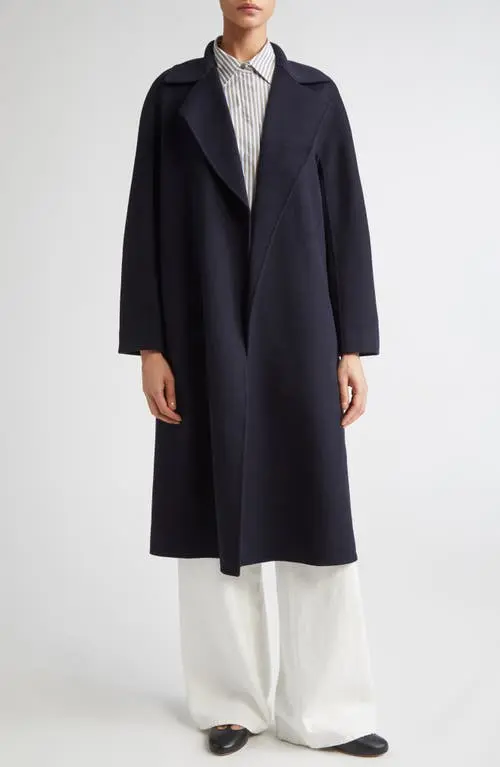 Max Mara Virgin Wool-blend Belted Coat