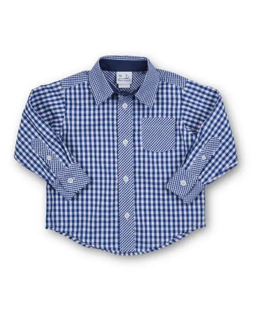 FLORENCE EISEMAN Gingham Button Down Shirt