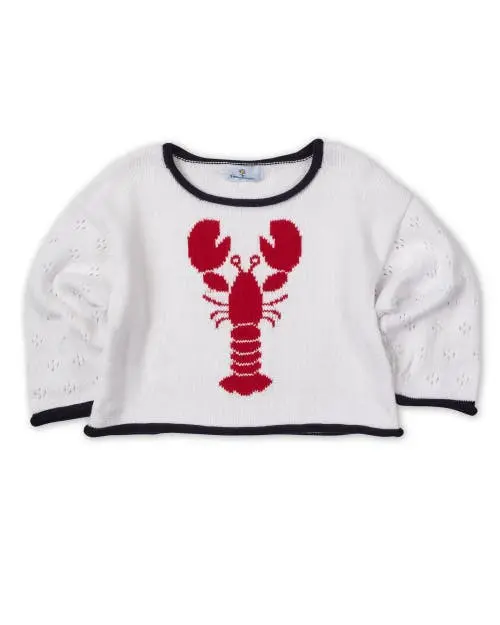 FLORENCE EISEMAN Sweater With Lobster Intarsia
