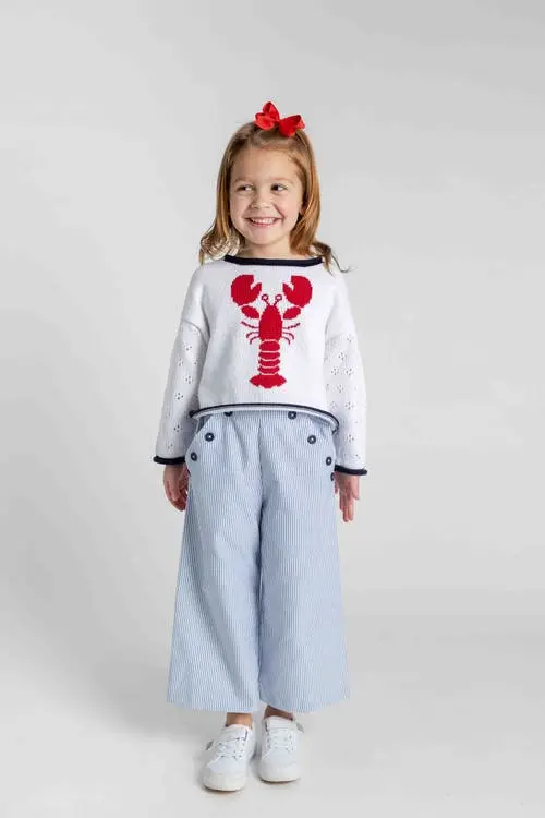 FLORENCE EISEMAN Sweater With Lobster Intarsia