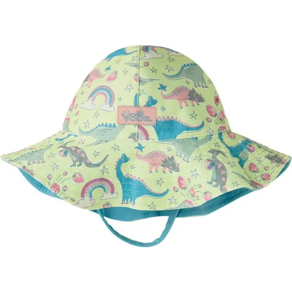 UV SKINZ Scalloped Bucket Hat - Dino Berry