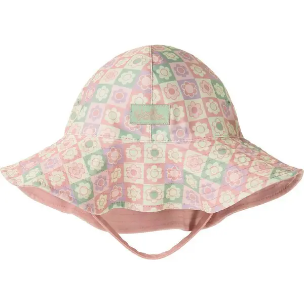 UV SKINZ Scalloped Bucket Hat - Tiled Flowers
