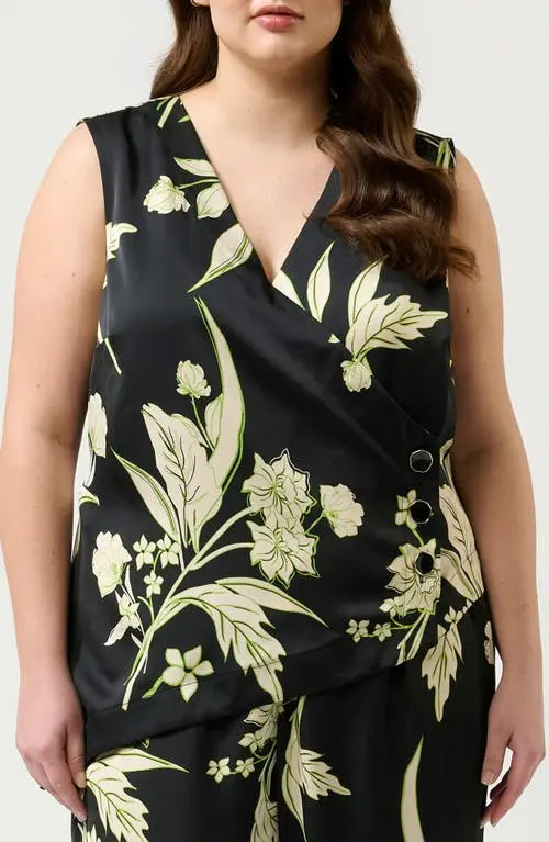 ESTELLE Floral Sleeveless Top