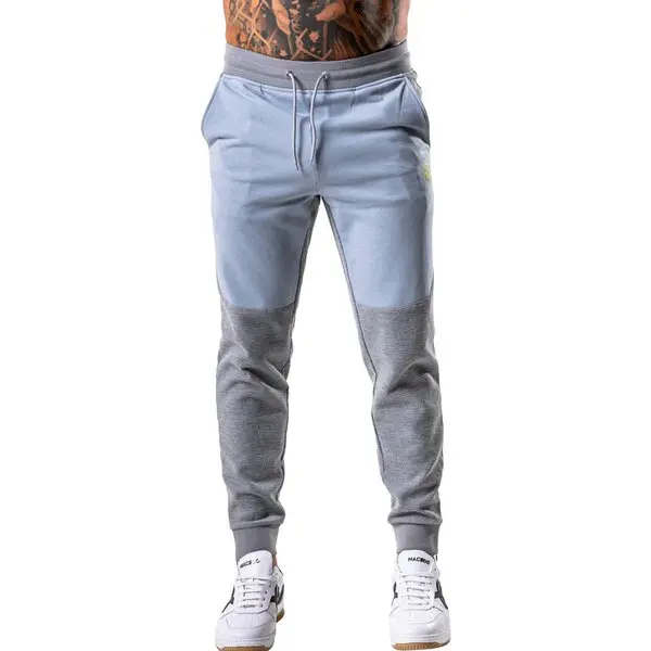 MACEOO Colorblock Joggers - Grey