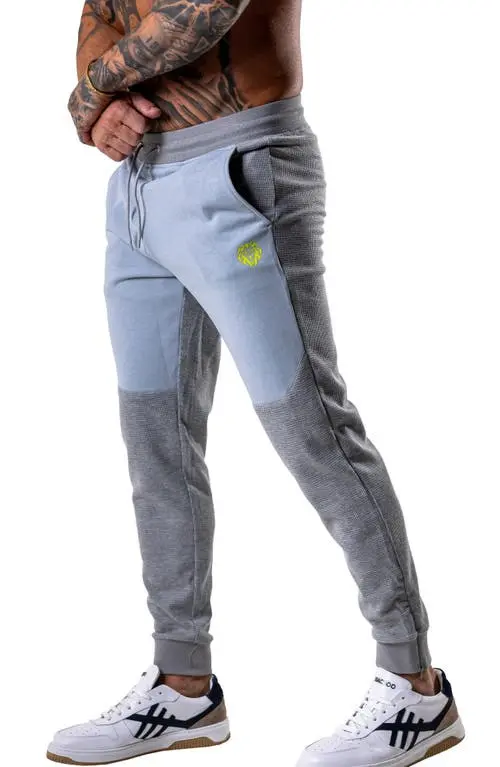 MACEOO Colorblock Joggers - Grey