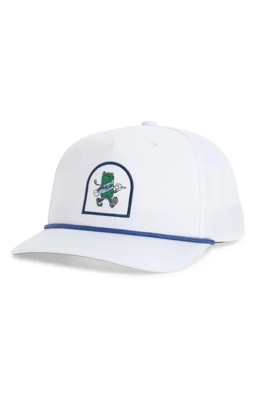 SWANNIES Press Snapback Baseball Cap - White