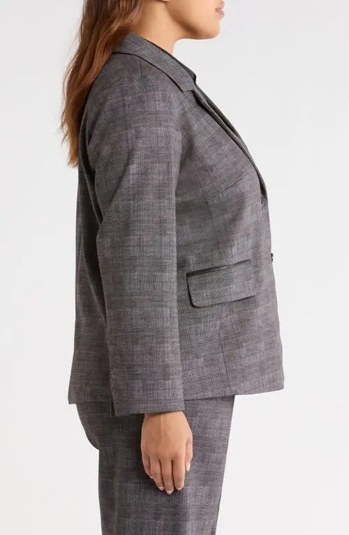 Lyssé Everest Glen Plaid Ponte Blazer
