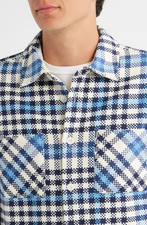 WAX LONDON Whiting Strand Check Overshirt