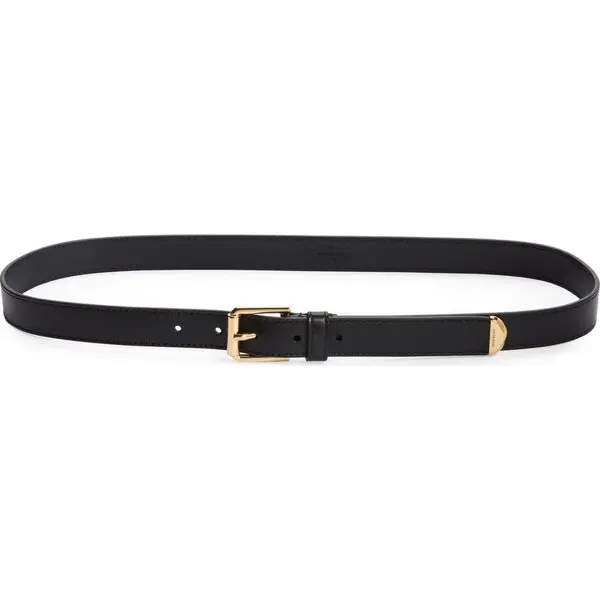 Givenchy Voyou Leather Belt - Black