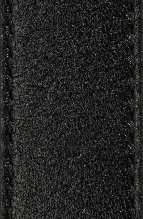 Givenchy Voyou Leather Belt - Black
