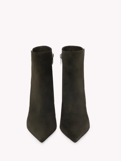 GIANVITO ROSSI Levy 55 Booties - Green Suede