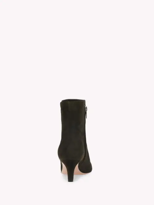 GIANVITO ROSSI Levy 55 Booties - Green Suede