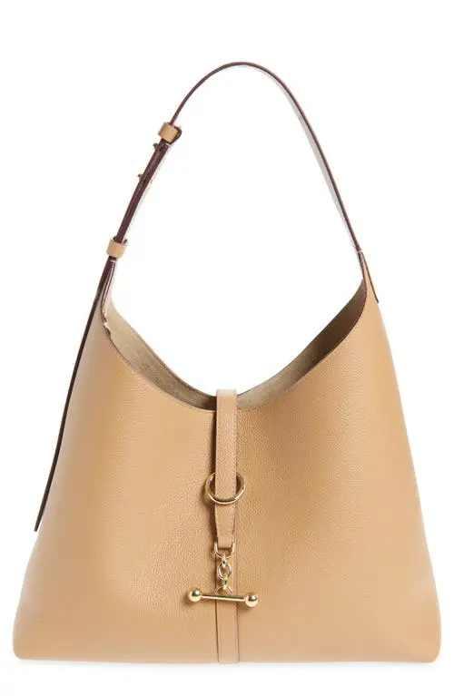 Strathberry Kite Leather Hobo Bag - Caramel