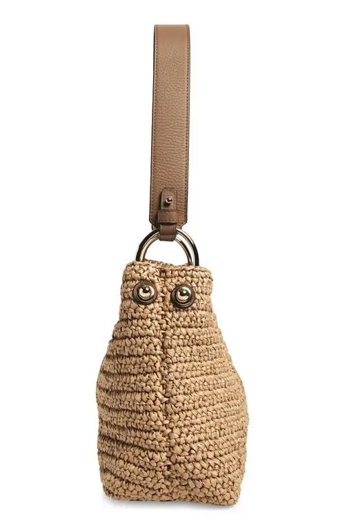 Strathberry Lana Raffia Hobo Bag