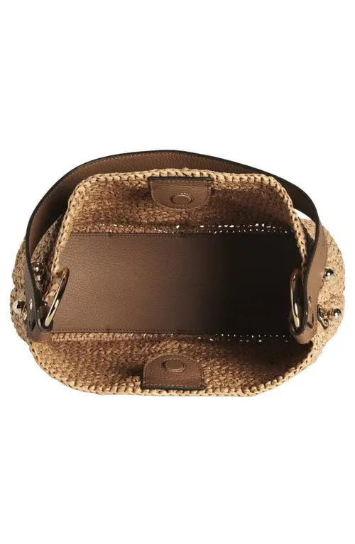 Strathberry Lana Raffia Hobo Bag