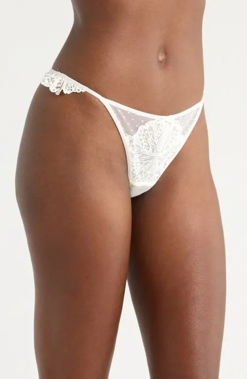 Hunkemoller Posie Ruffle Lace & Mesh G-string