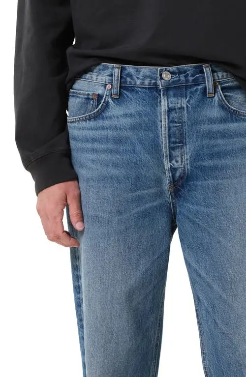 AGOLDE 90s Mid-rise Straight Leg Jeans - Friction