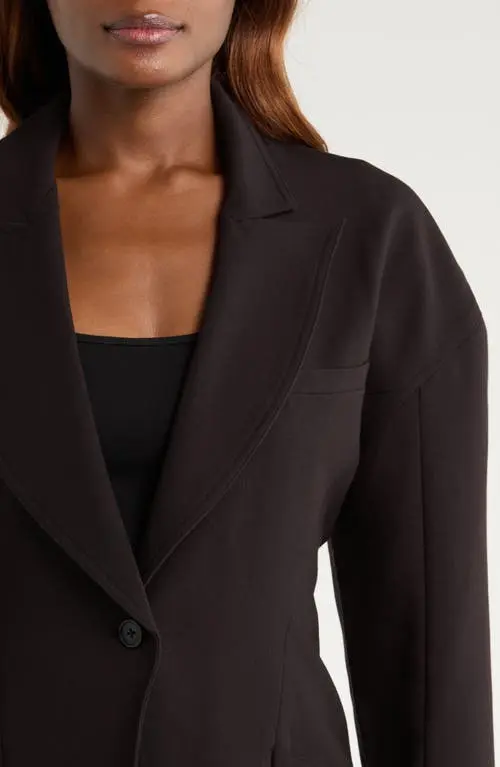 Staud Fitted Blazer With Notched Lapels