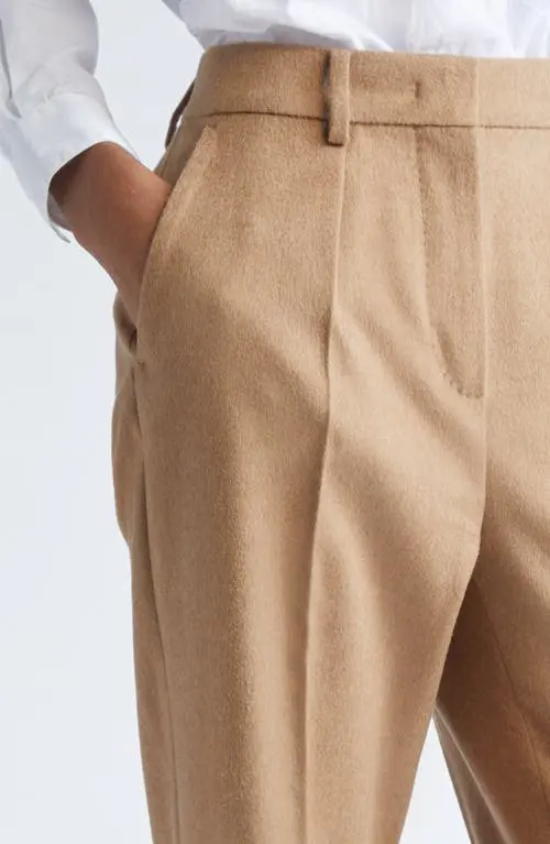 Max Mara Carbone Straight-leg Pants - Camel