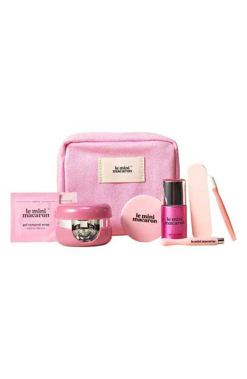 LE MINI MACARON Velvet Cat Eye Gel Manicure Kit - Pink Velvet