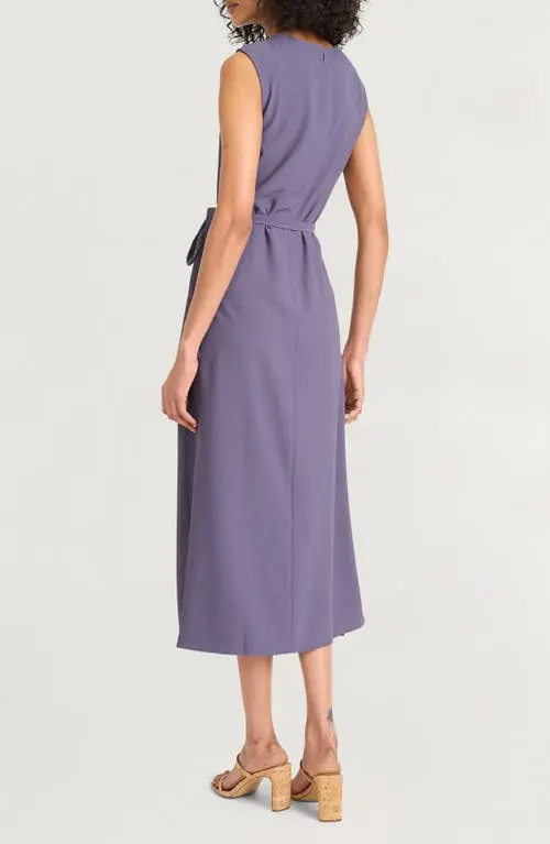 LUXELY Side Tie Sleeveless Dress