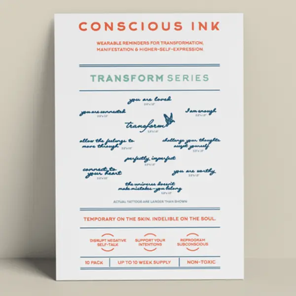 CONSCIOUS INK Transform Variety 10-pack - White