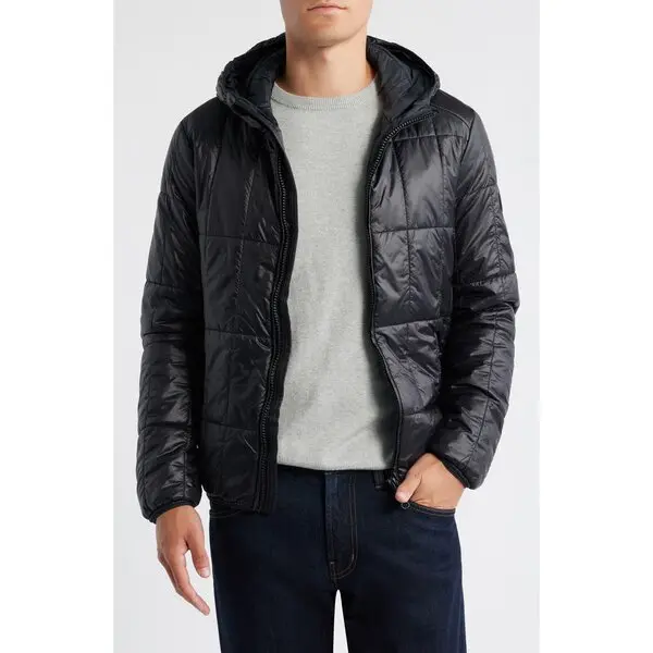 SAVE THE DUCK Floyd Quilted Water Resistant Jacket - Black