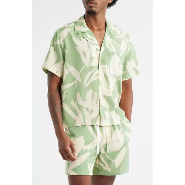 RIZORT Virginia Camp Shirt - Green