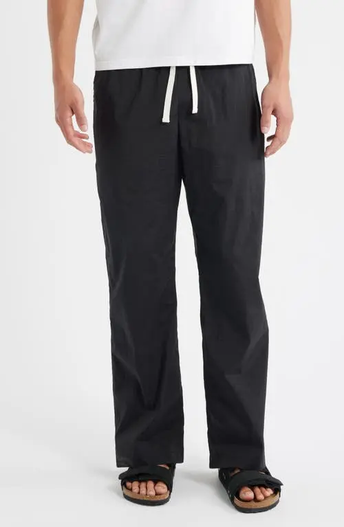 RIZORT Kore Drawstring Nylon Pants - Black