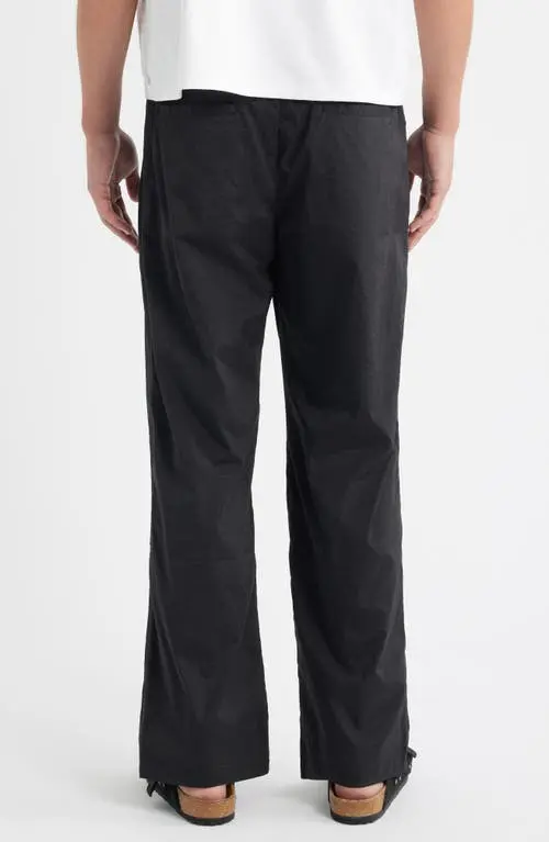 RIZORT Kore Drawstring Nylon Pants - Black