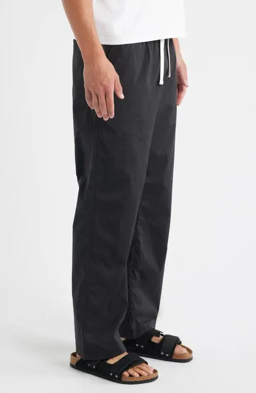 RIZORT Kore Drawstring Nylon Pants - Black
