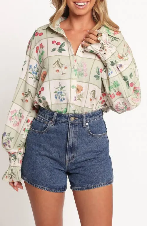 PETAL & PUP Printed Button-up Shirt