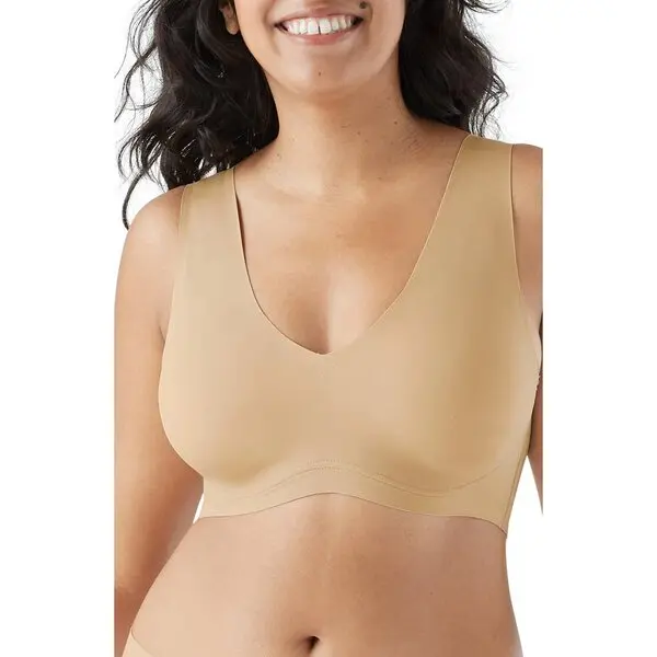 TRUE & CO Body Lift V-neck Bralette - Desert