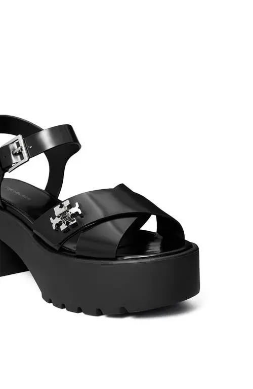 Tory Burch Turnlock Lug Sole Platform Sandal