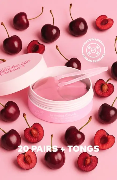 THE ORIGINAL MAKEUP ERASER Calming Clouds Cherry Hydrogel Undereye Masks
