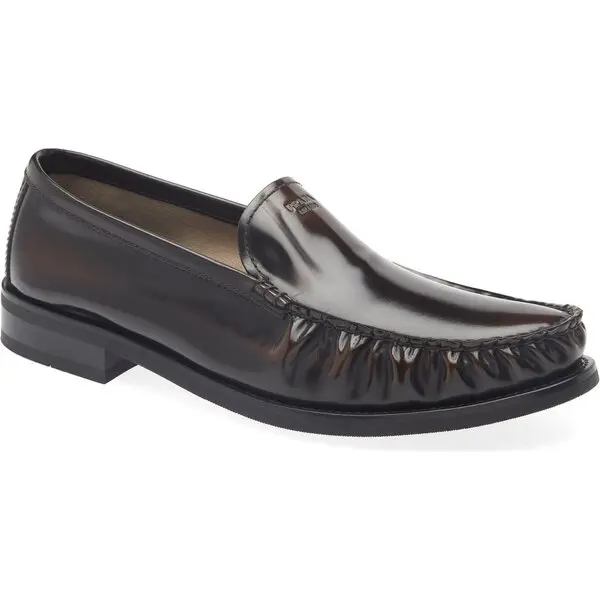 Prada Ruched Apron Toe Loafer