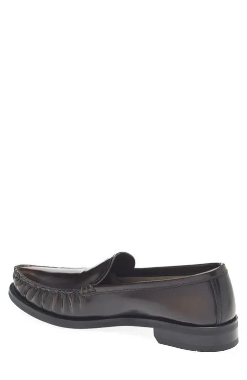 Prada Ruched Apron Toe Loafer