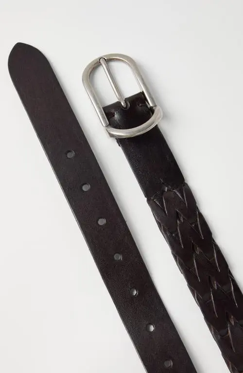 Brunello Cucinelli Braided Leather Belt