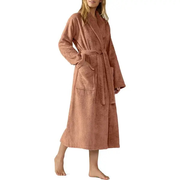COYUCHI Gender Inclusive Cloud Loom™ Organic Cotton Robe - Praline