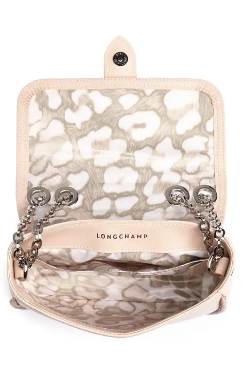 Longchamp Amazone Leather Crossbody Bag - Powder Pink