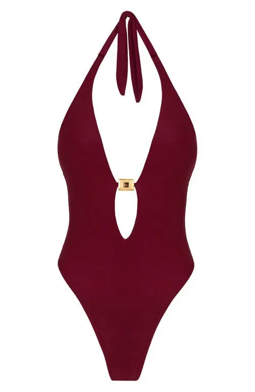 VIX PAULA HERMANNY Liza Cutout One-piece Swimsuit