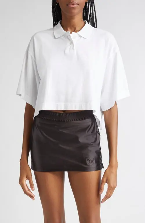 Alexander Wang Crop Polo