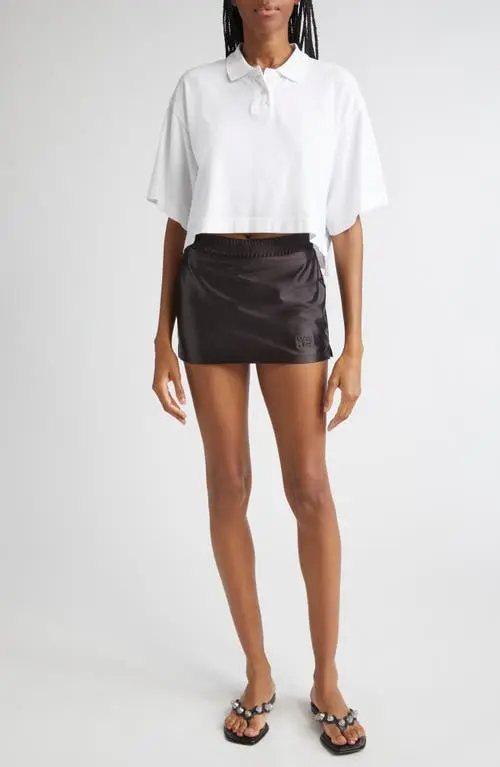 Alexander Wang Crop Polo
