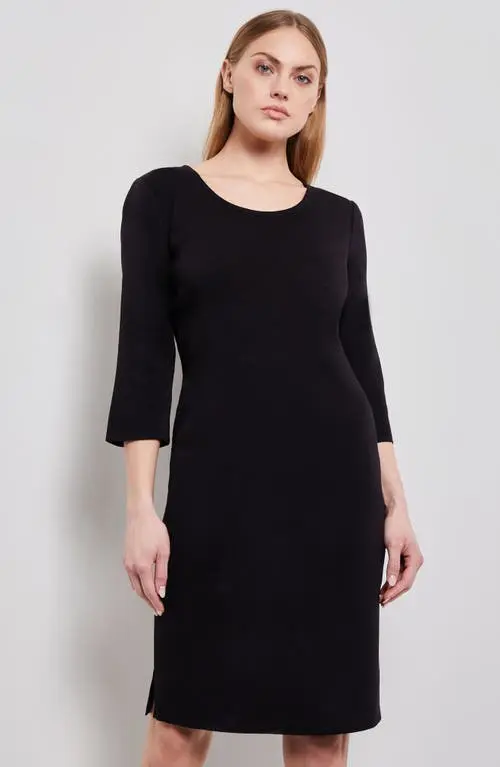 Misook Scoop Neck Sheath Dress