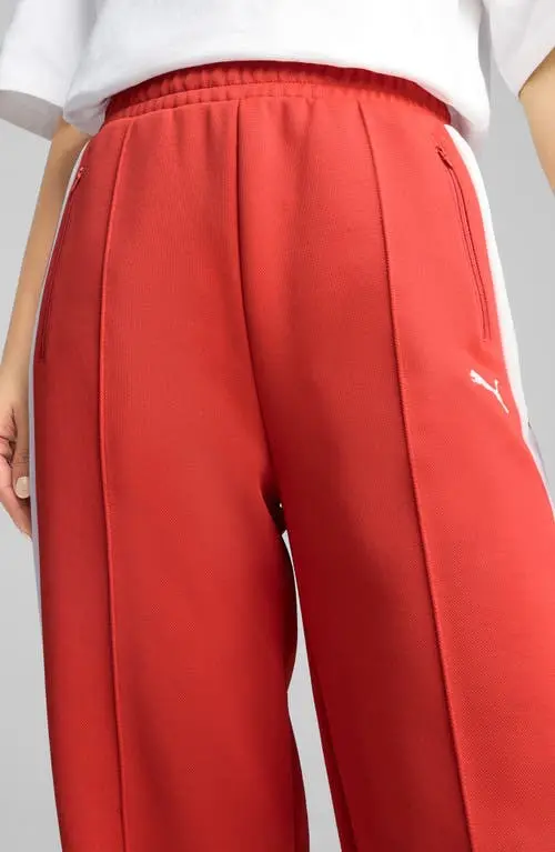 PUMA T7 Always On Straight Track Pants - Red Fire