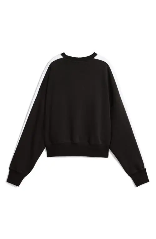 PUMA T7 Oversize Crewneck Sweatshirt - Puma Black