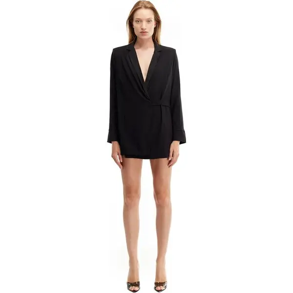 MOTHER OF ALL Phoebe Blazer Mini Dress - Black